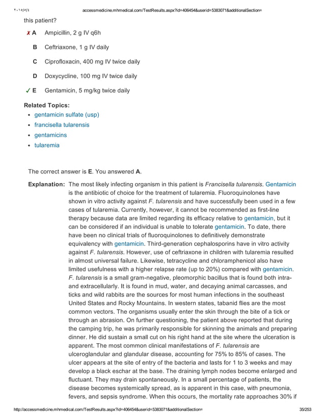 250 mcq harrison 18th id | PDF