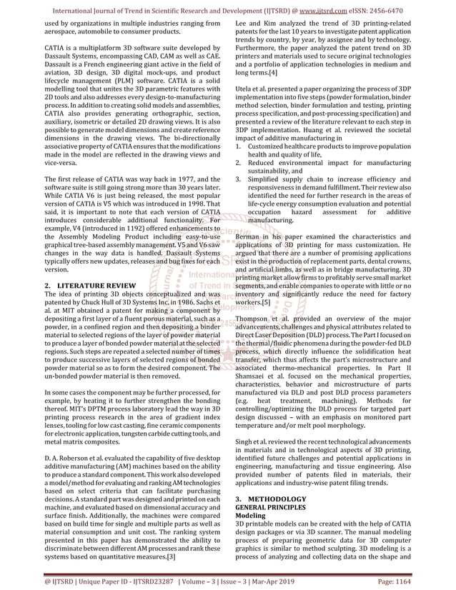 Modelling and 3D Printing of Differential Gear Box | PDF