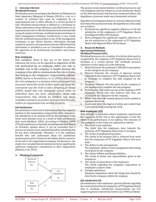 Understanding Workload Pressure, Role Ambiguity and Job Satisfaction | PDF
