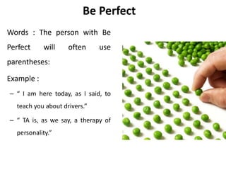 Be Perfect Driver Behavior | PPT