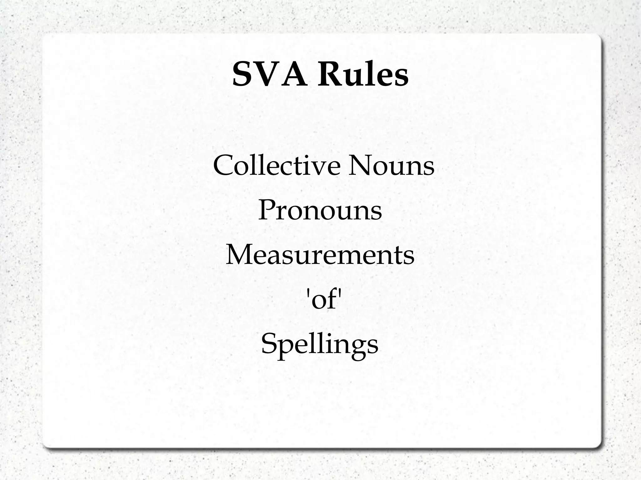 Languagelab 25.1 - Master Subject Verb Rules and Exceptions | PPT