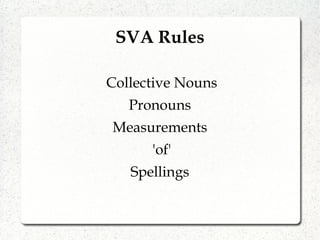 Languagelab 25.1 - Master Subject Verb Rules and Exceptions | PPT