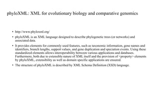 Data interchange integration, HTML XML Biological XML DTD | PPTX