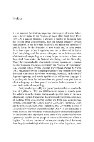 Competing Patterns In English Affixation Salvador Valerahernndez | PDF