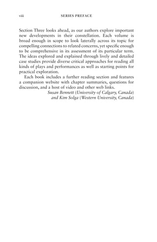 Theory For Theatre Studies Emotion Peta Tait Susan Bennett Kim Solga | PDF