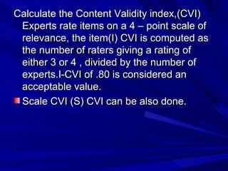 251109 rm-c.s.-assessing measurement quality in quantitative studies | PPT