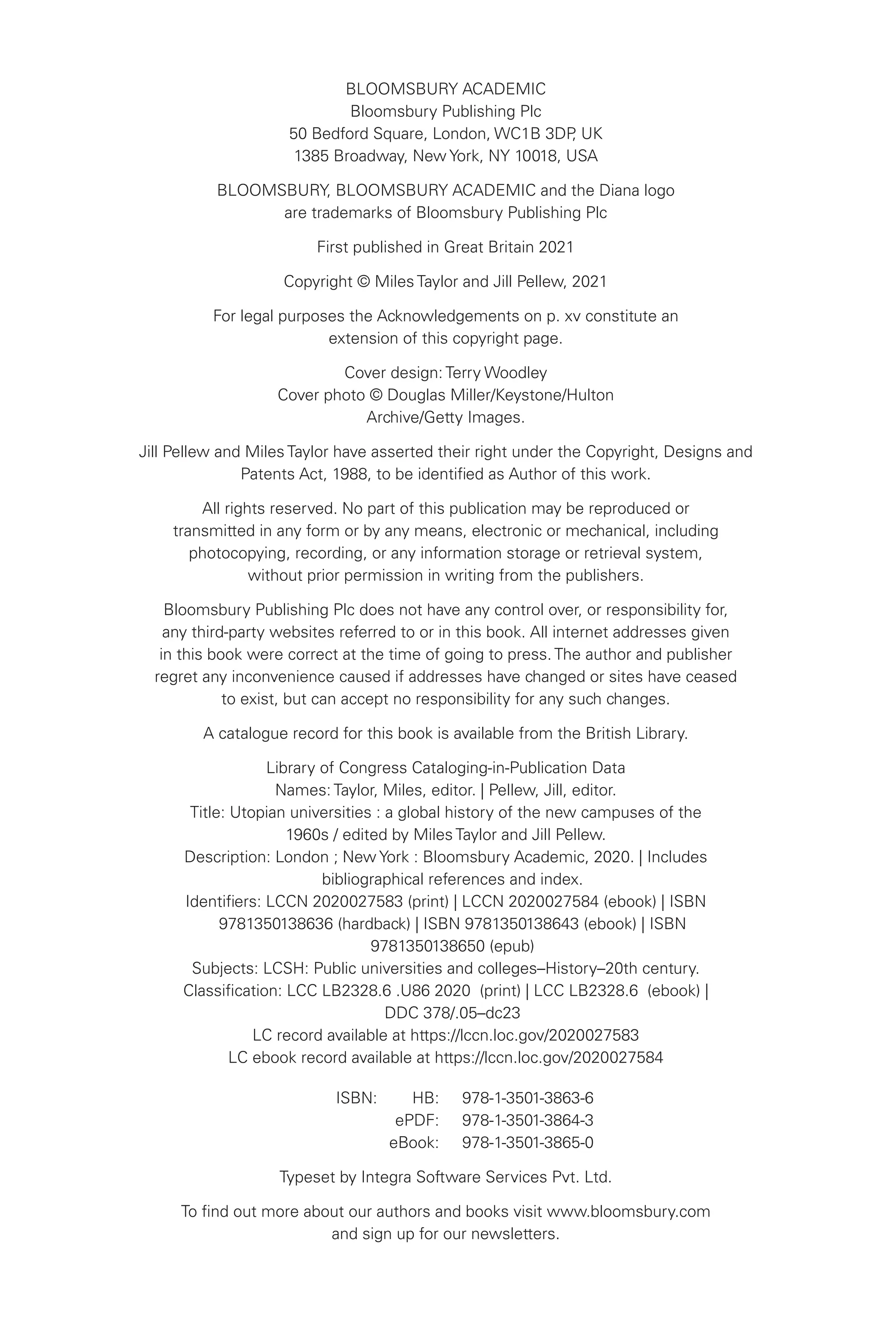 Utopian Universities A Global History Of The New Campuses Of The 1960s ...