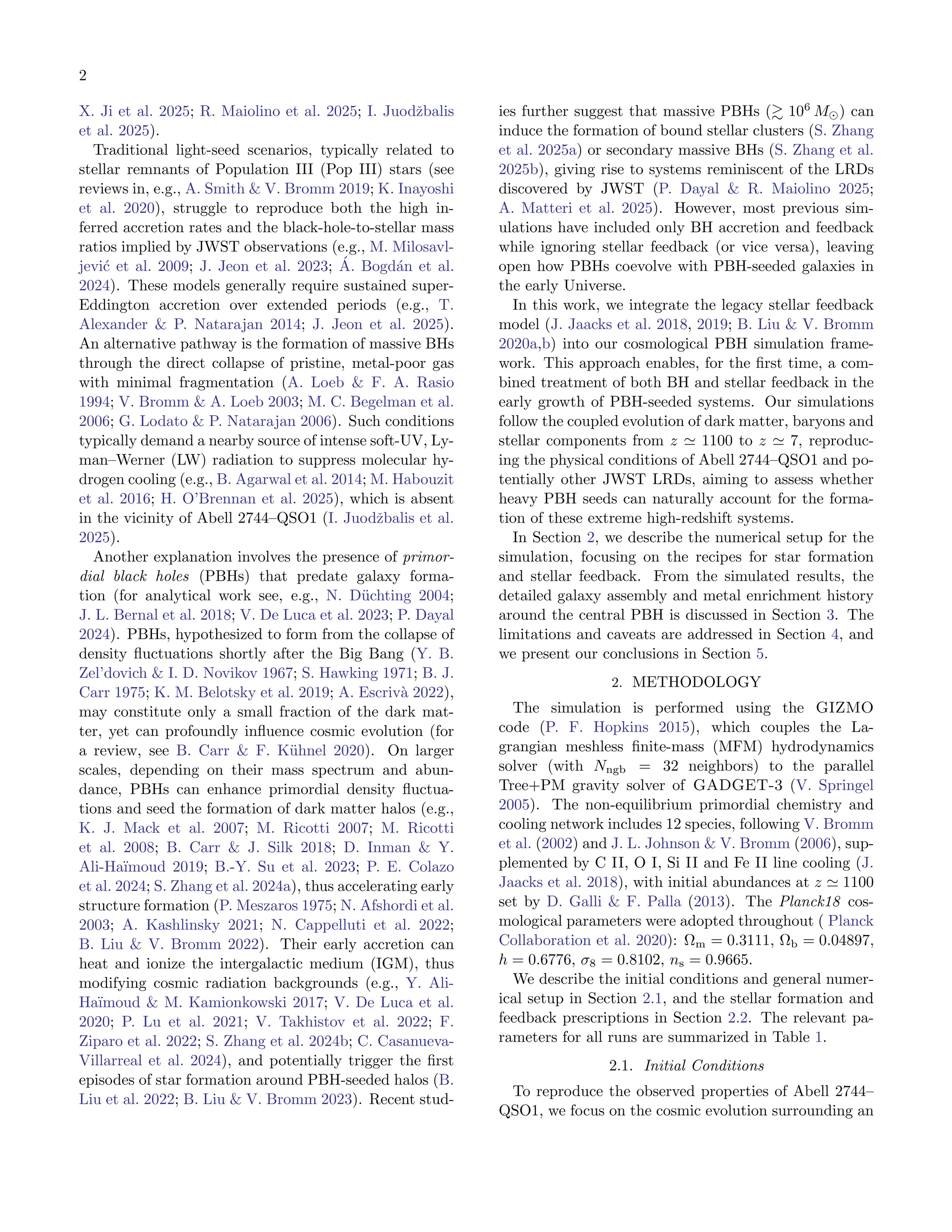 Primordial Black Holes as Seeds for Extremely Overmassive AGN Observed ...