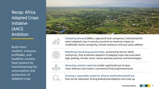 Unlocking the Global Market Potential of Africa’s Adapted Crops | PDF