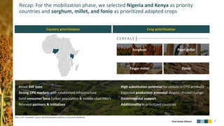 Unlocking the Global Market Potential of Africa’s Adapted Crops | PDF