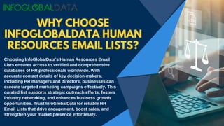 Drive Responsive HR Marketing Campaigns with Our HR Email Address List | PPT