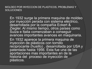 moldeo inyeccion de plasticos | PDF