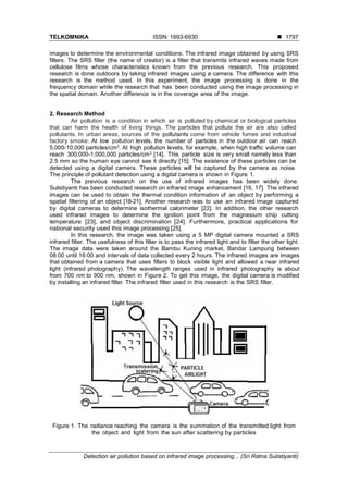 Detection air pollution based on infrared image processing | PDF