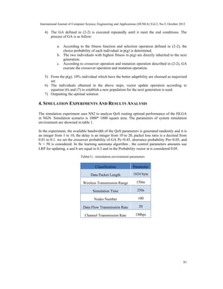 USING LEARNING AUTOMATA AND GENETIC ALGORITHMS TO IMPROVE THE QUALITY OF SERVICES IN MULTICAST ...