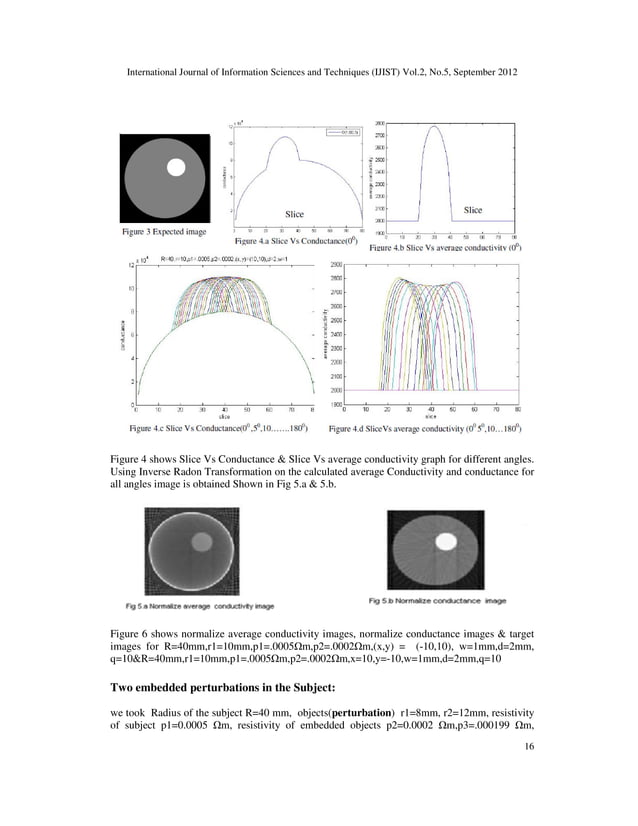 Implementation of Radon Transformation for Electrical Impedance Tomography (EIT) | PDF