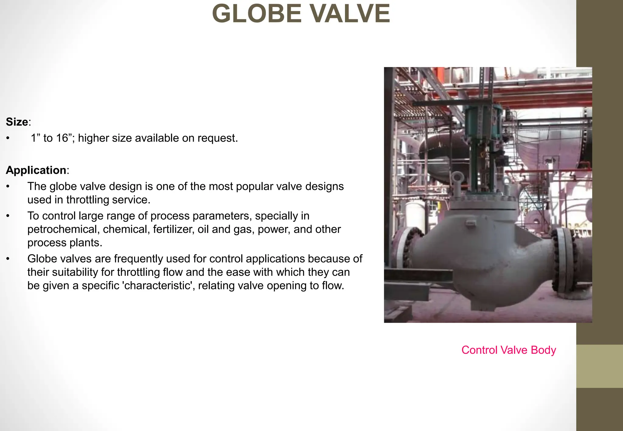 valves controls on and off and control valves | PPTX