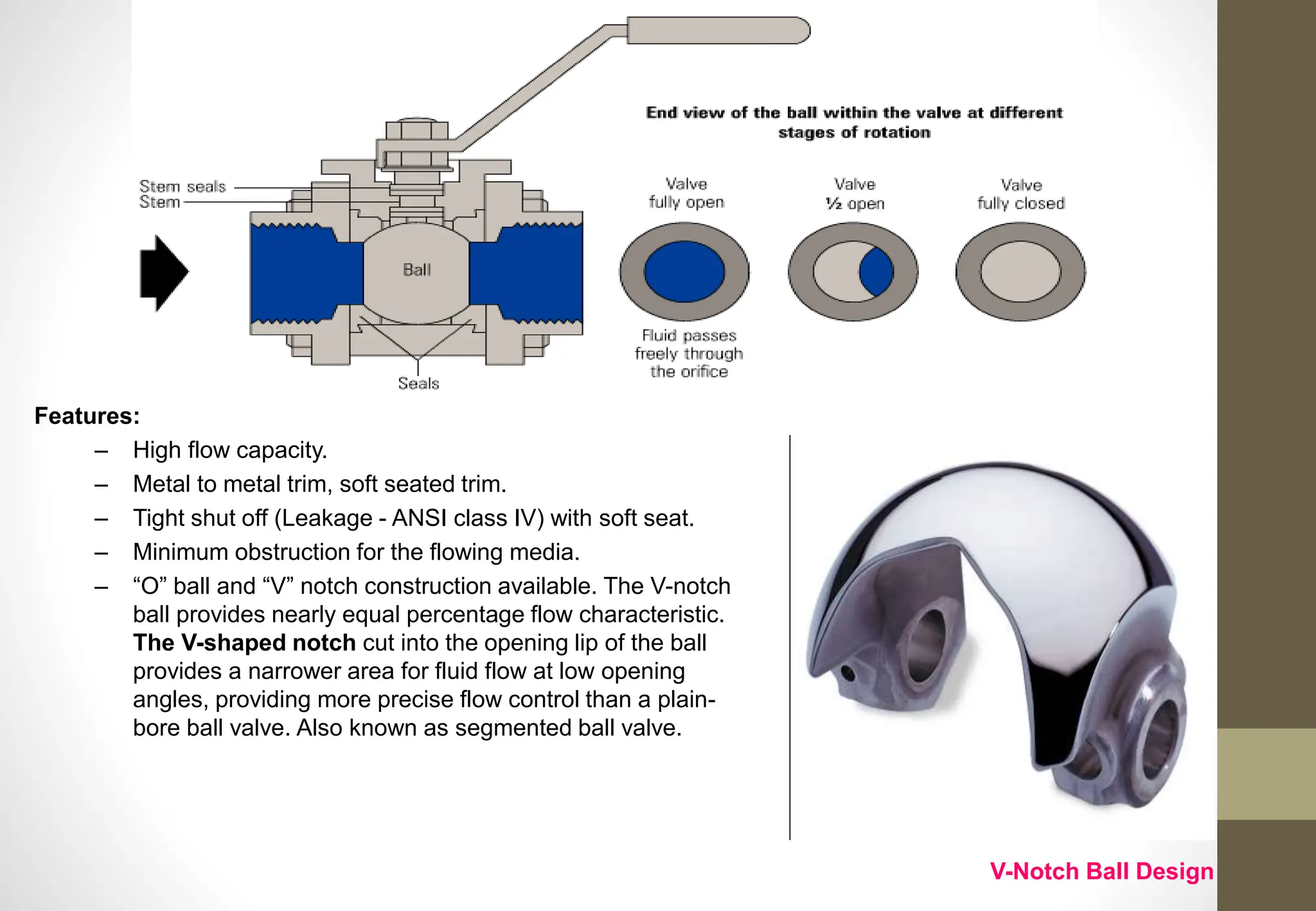 valves controls on and off and control valves | PPTX