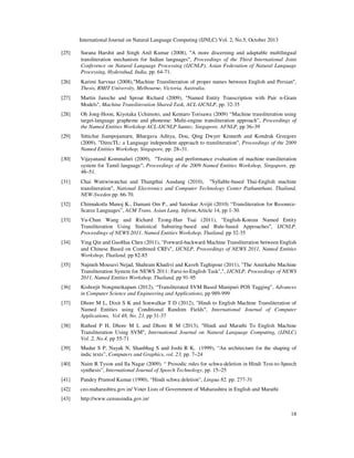 TRANSLITERATION BY ORTHOGRAPHY OR PHONOLOGY FOR HINDI AND MARATHI TO ENGLISH: CASE STUDY | PDF