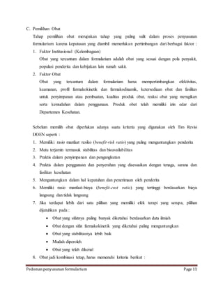 Pedoman Penyusunan Formularium Rs Docx