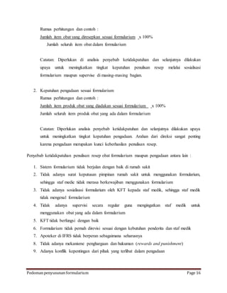 Pedoman Penyusunan Formularium Rs Docx