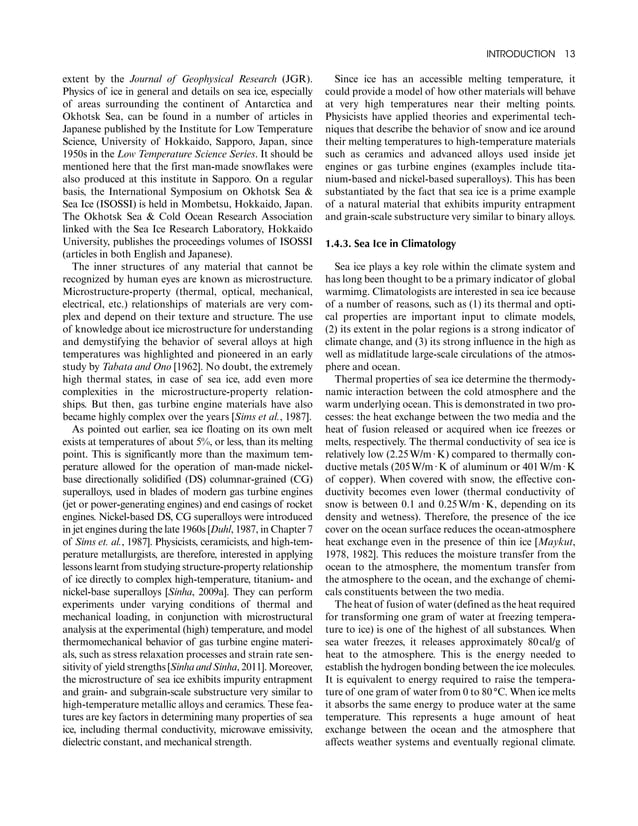 Sea Ice Physics And Remote Sensing 1st Edition Mohammed Shokr | PDF