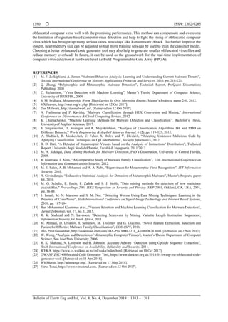 Obfuscated computer virus detection using machine learning algorithm | PDF | Antivirus Software ...