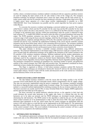 Convergence Parameter Analysis for Different Metaheuristic Methods Control Constant Estimation ...