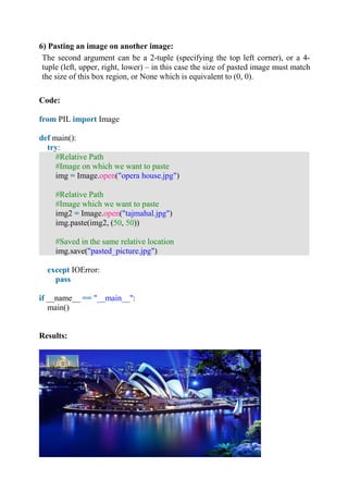 Working With Image | PDF