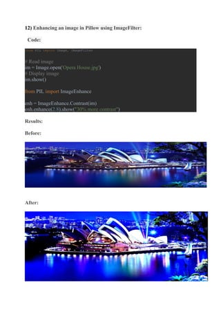 Working With Image | PDF