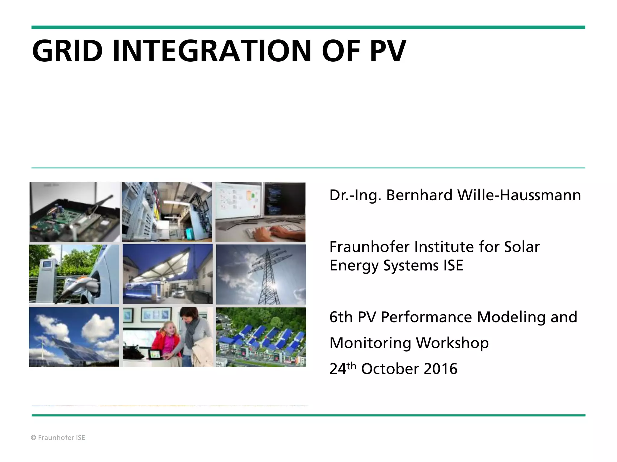 Grid Integration of PV | PDF | Power and Energy Industry | Industries