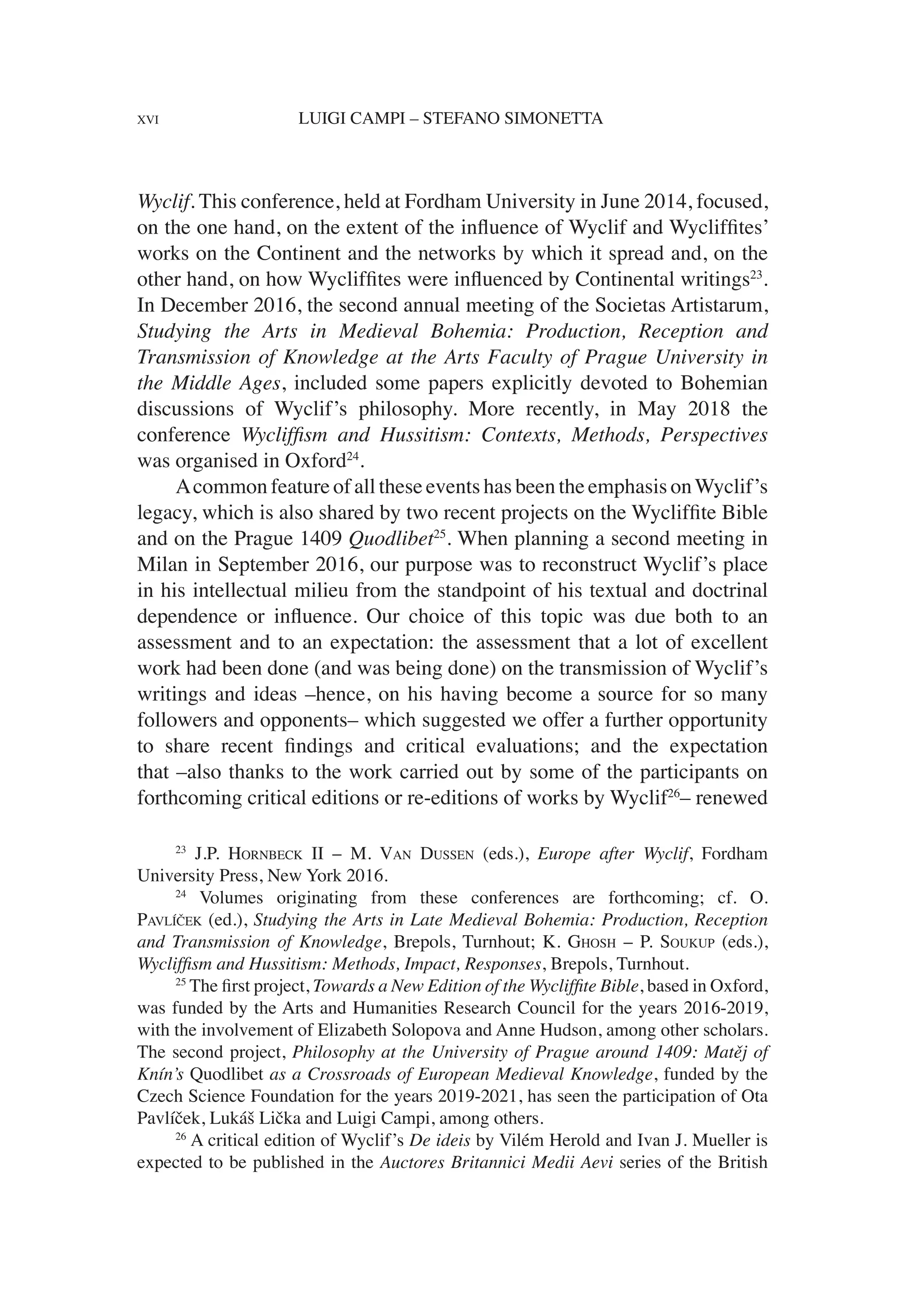 Before And After Wyclif Sources And Textual Influences Luigi Campi | PDF