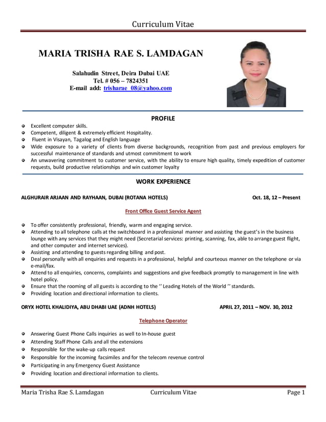 cv 2015 | PDF