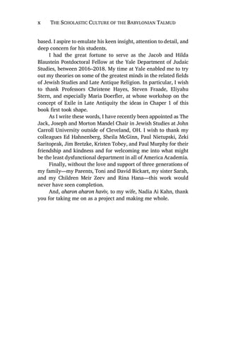 The Scholastic Culture Of The Babylonian Talmud Noah Bickart | PDF