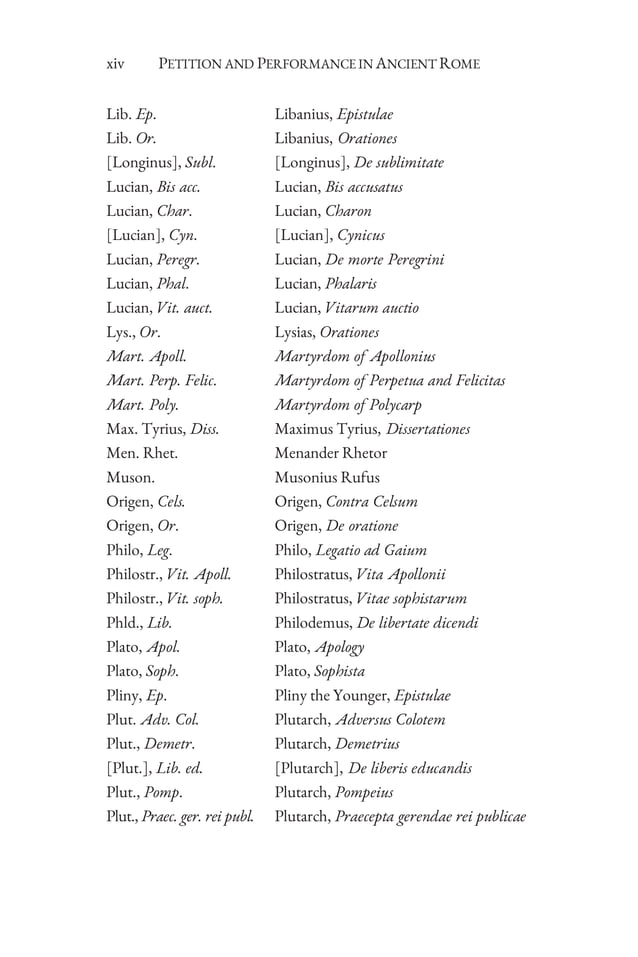 Petition And Performance In Ancient Rome Brandon Cline | PDF