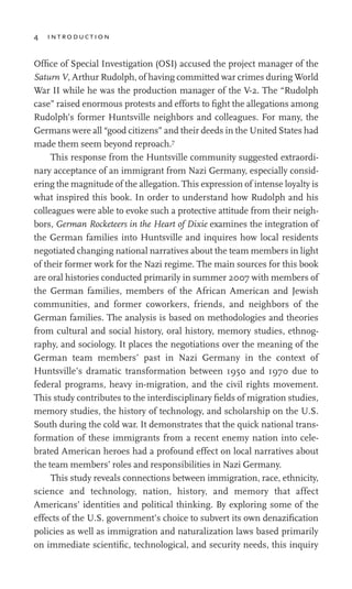German Rocketeers In The Heart Of Dixie Making Sense Of The Nazi Past ...