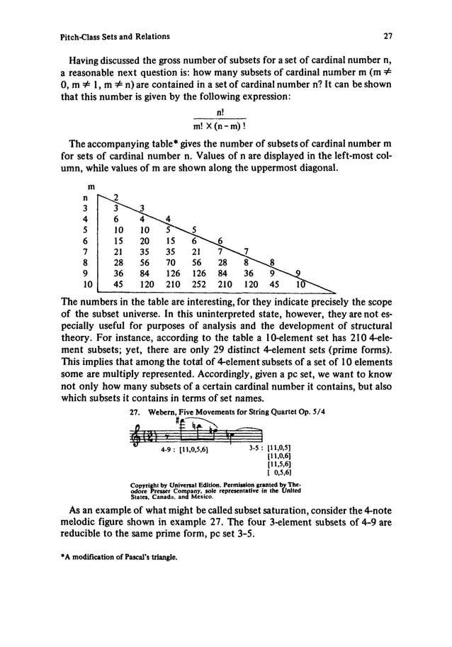 The Structure Of Atonal Music Allen Forte | PDF