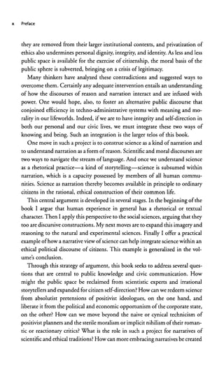 Toward A Democratic Science Scientific Narration And Civic ...
