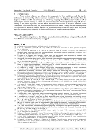 Studies enhancement of transient stability by single machine infinite bus system and setting ...