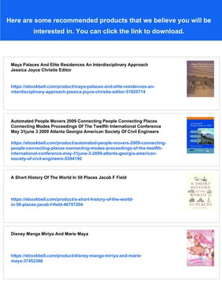 Maya Palaces And Elite Residences An Interdisciplinary Approach Jessica ...