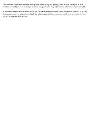 Today's Top 10 Recommendations On Personal Development