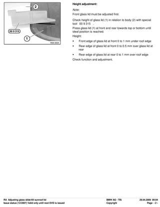 251925966 master-ra-replacing-seal-for-slide-tilt-sunroof-frame | PDF