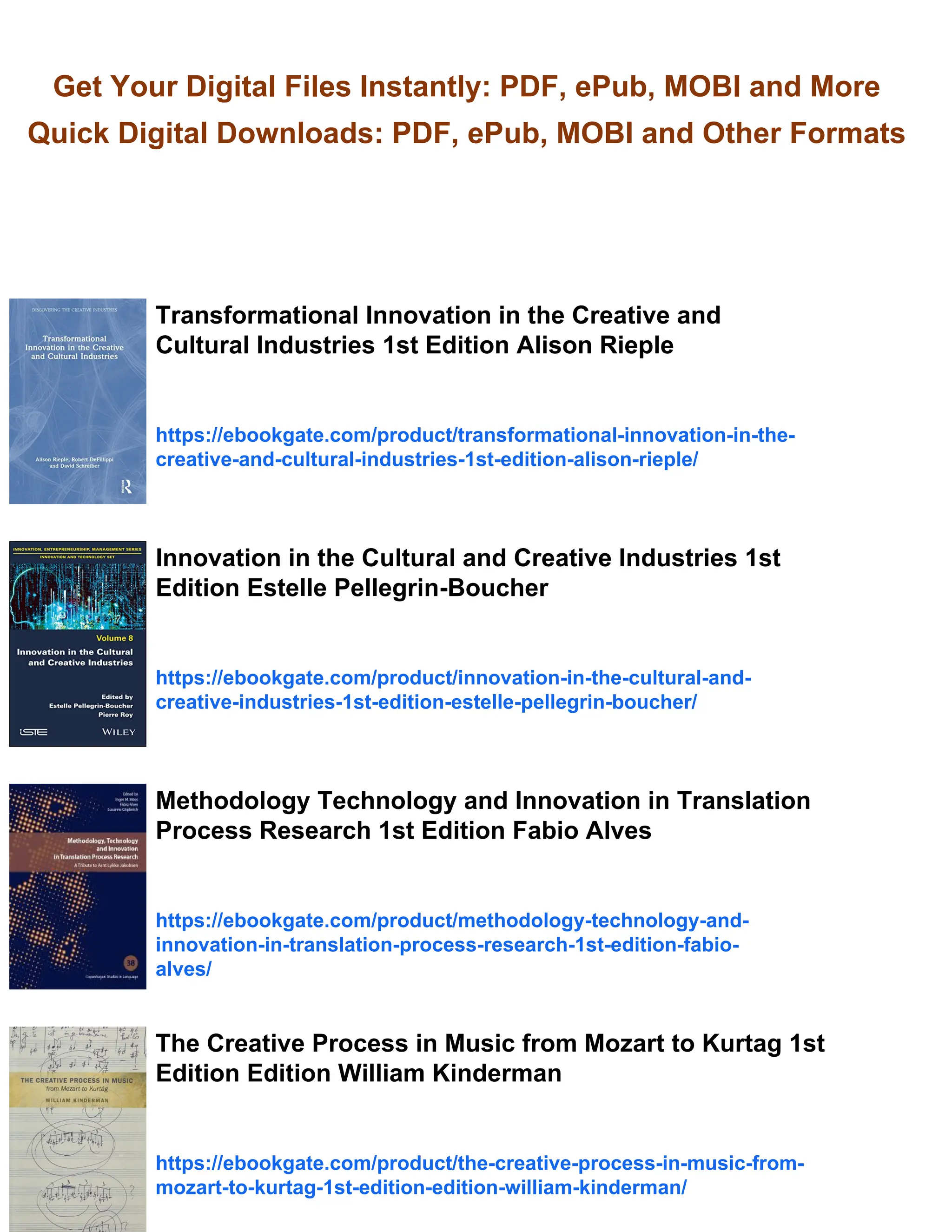 Innovation and the Creative Process Lars Fuglsang | PDF