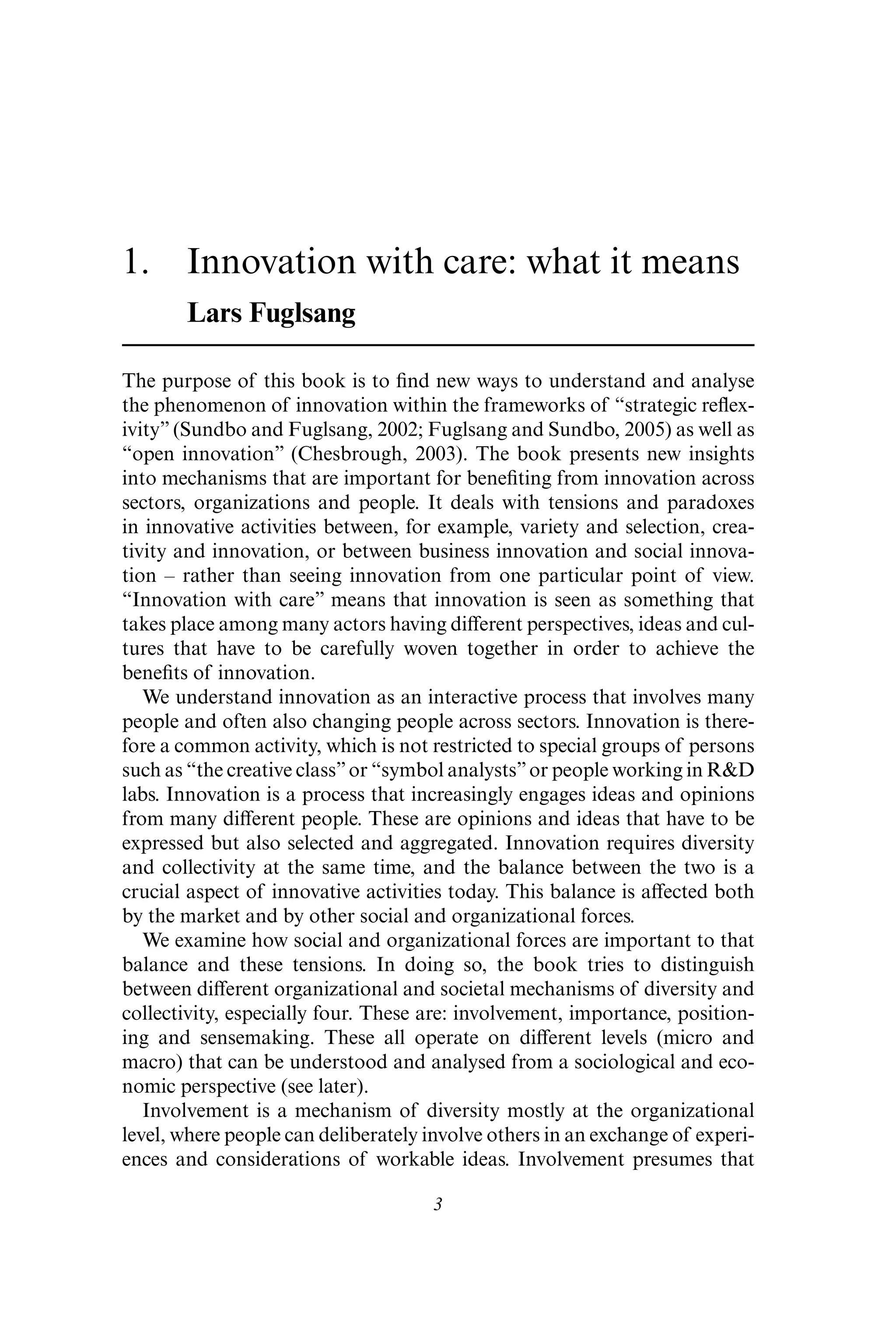 Innovation and the Creative Process Lars Fuglsang | PDF