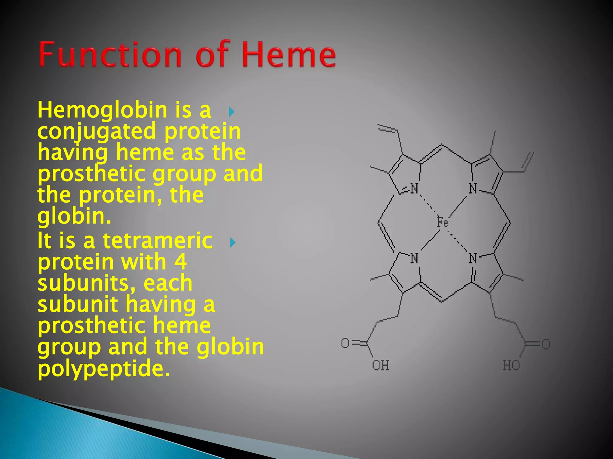 Hemoglobin metabolism | PPTX