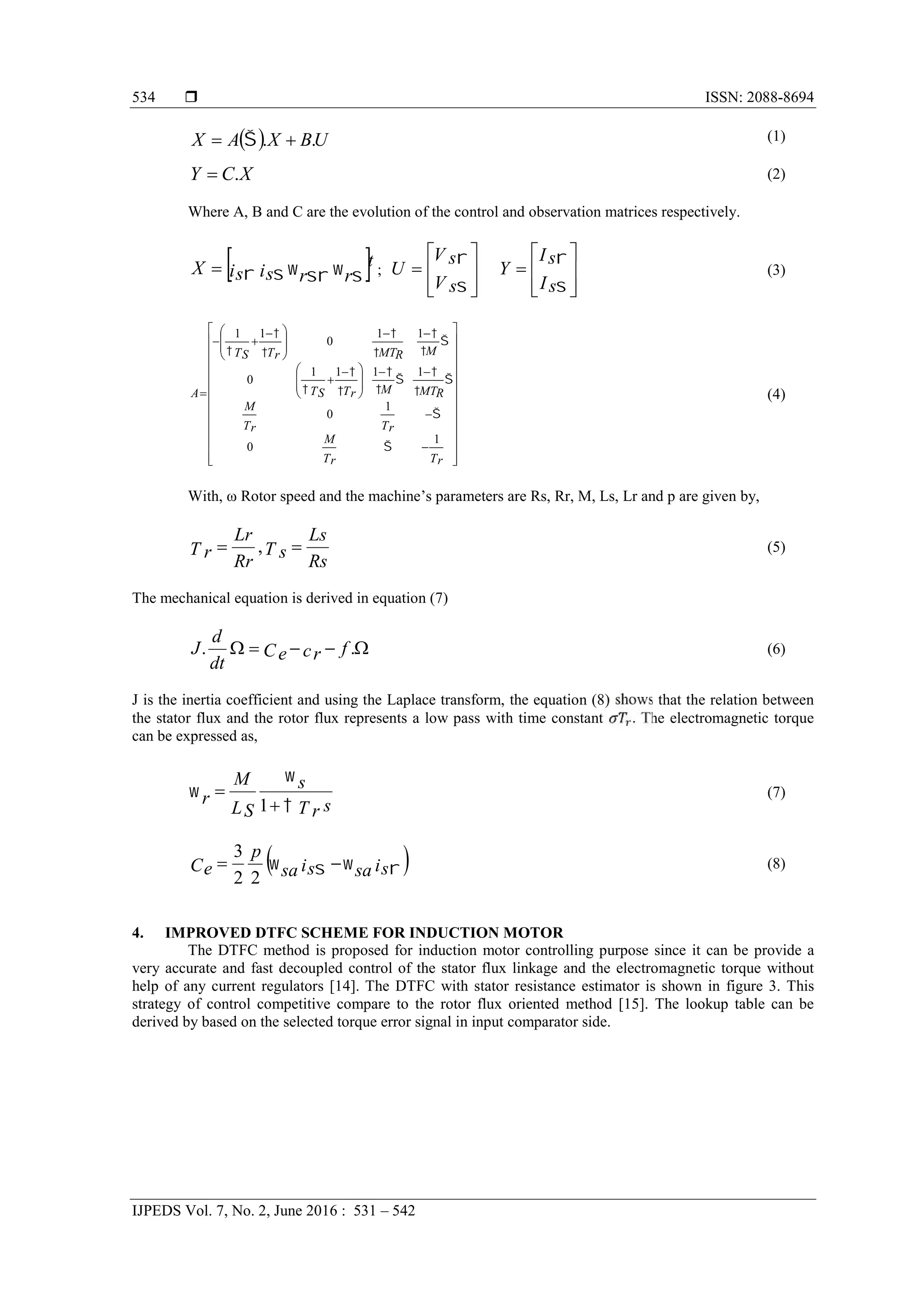 An Improved DTFC based Five Levels - NPC Inverter Fed Induction Motor ...