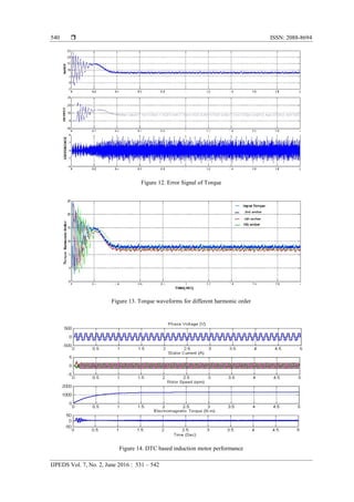 An Improved DTFC based Five Levels - NPC Inverter Fed Induction Motor for Torque Ripple ...