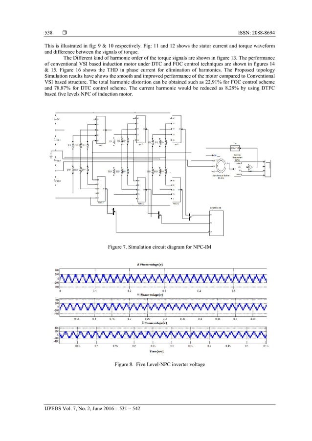 An Improved DTFC based Five Levels - NPC Inverter Fed Induction Motor for Torque Ripple ...