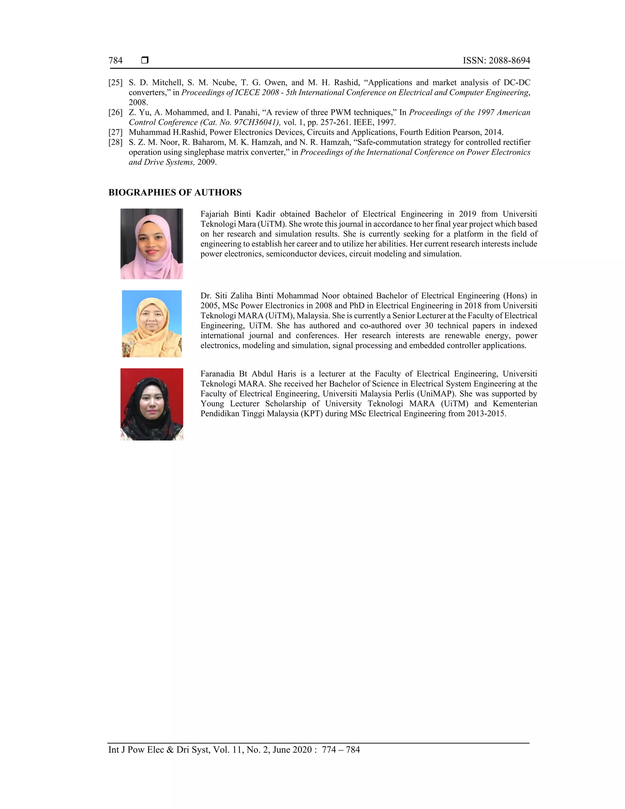 Modeling and simulation of DC to DC boost converter using single phase matrix converter topology ...