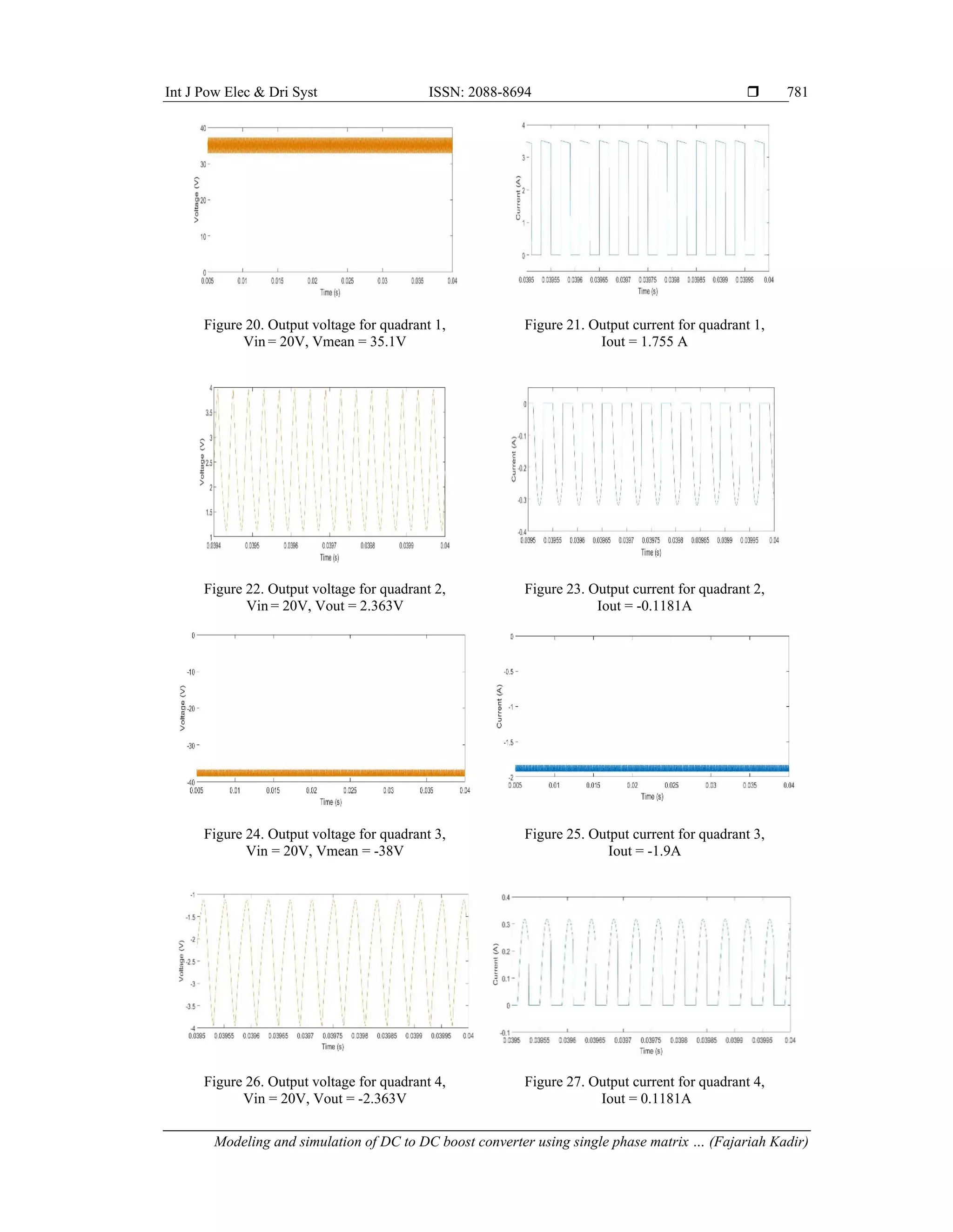 Modeling and simulation of DC to DC boost converter using single phase matrix converter topology ...
