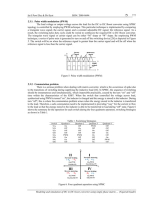 Modeling and simulation of DC to DC boost converter using single phase matrix converter topology ...